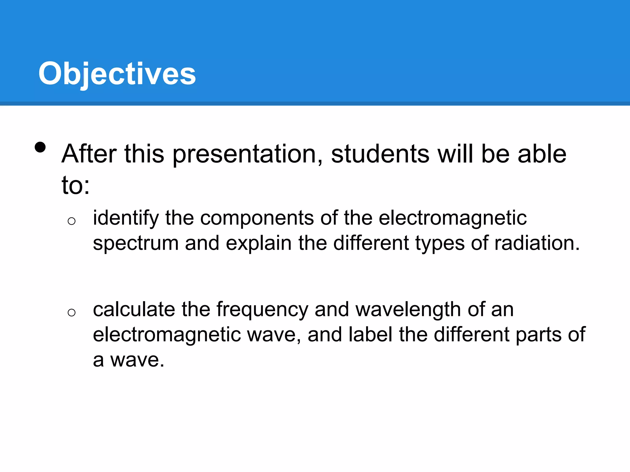 Characteristics of light | PPTX