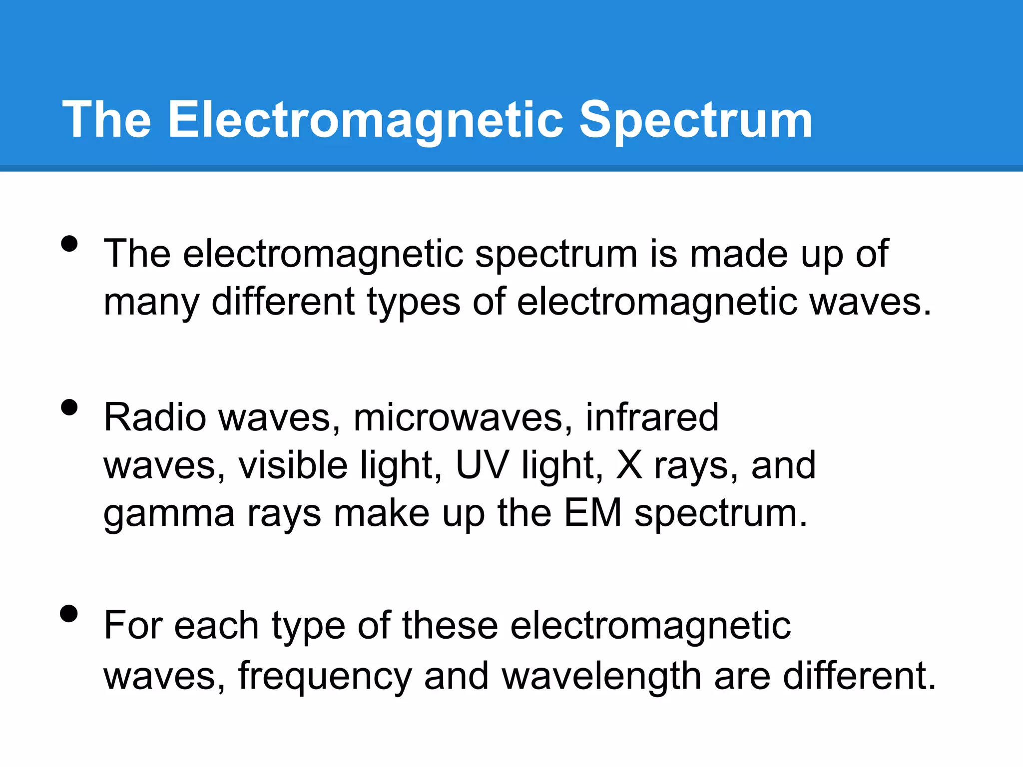 Characteristics of light | PPTX
