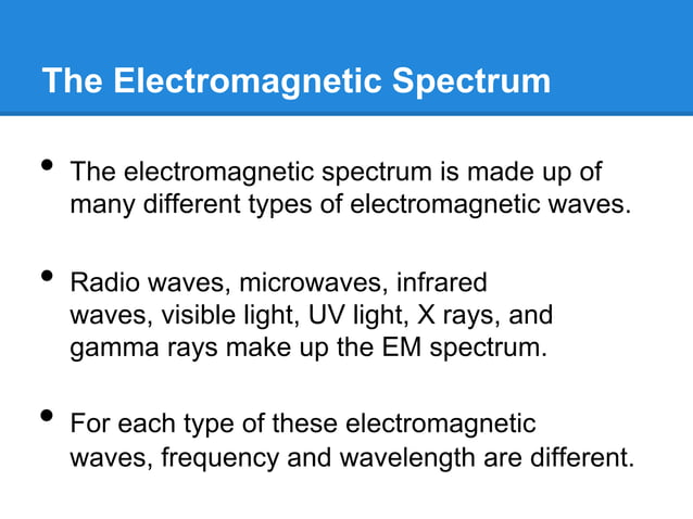 Characteristics of light | PPTX