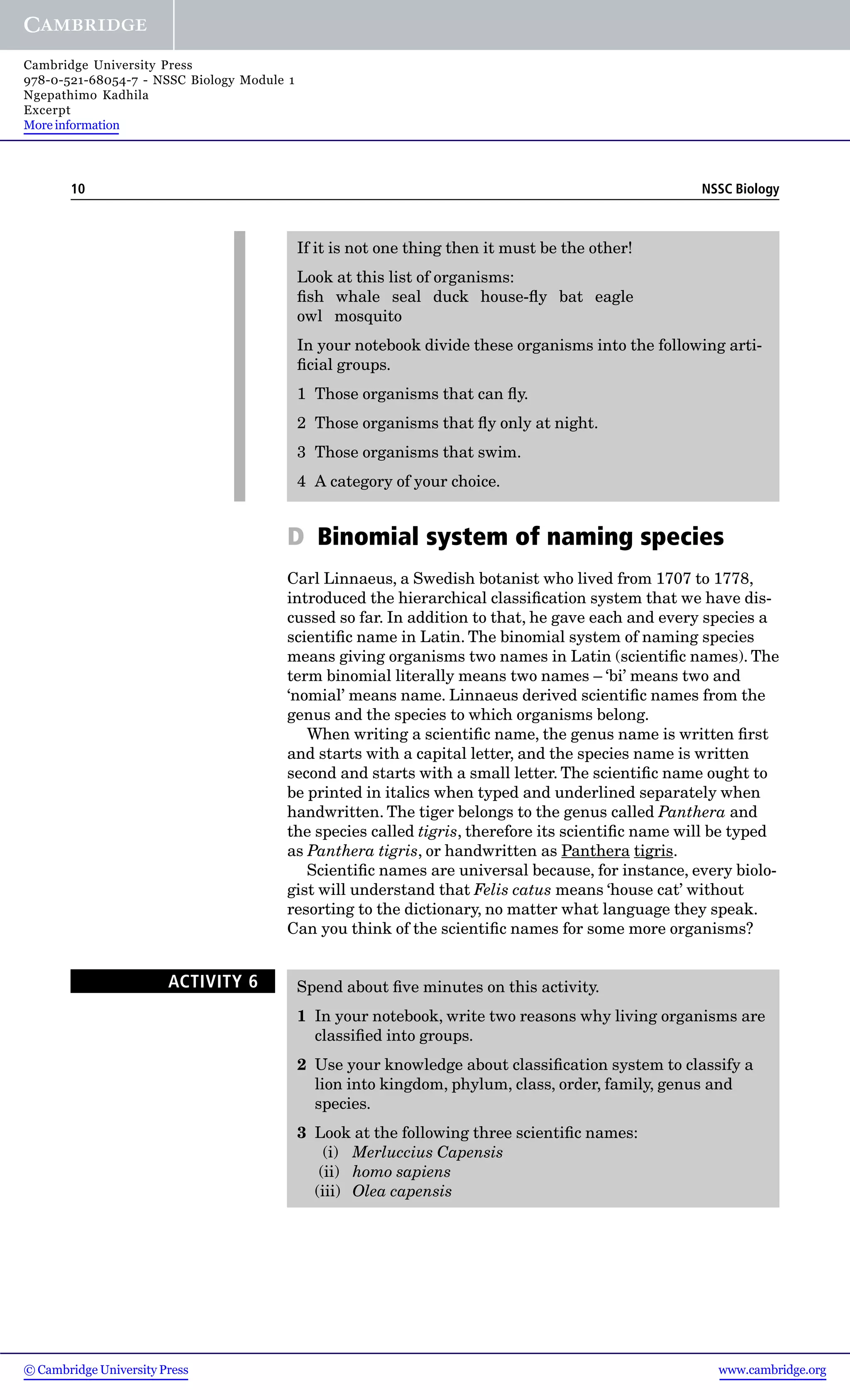 Characteristics of living organisms | PDF