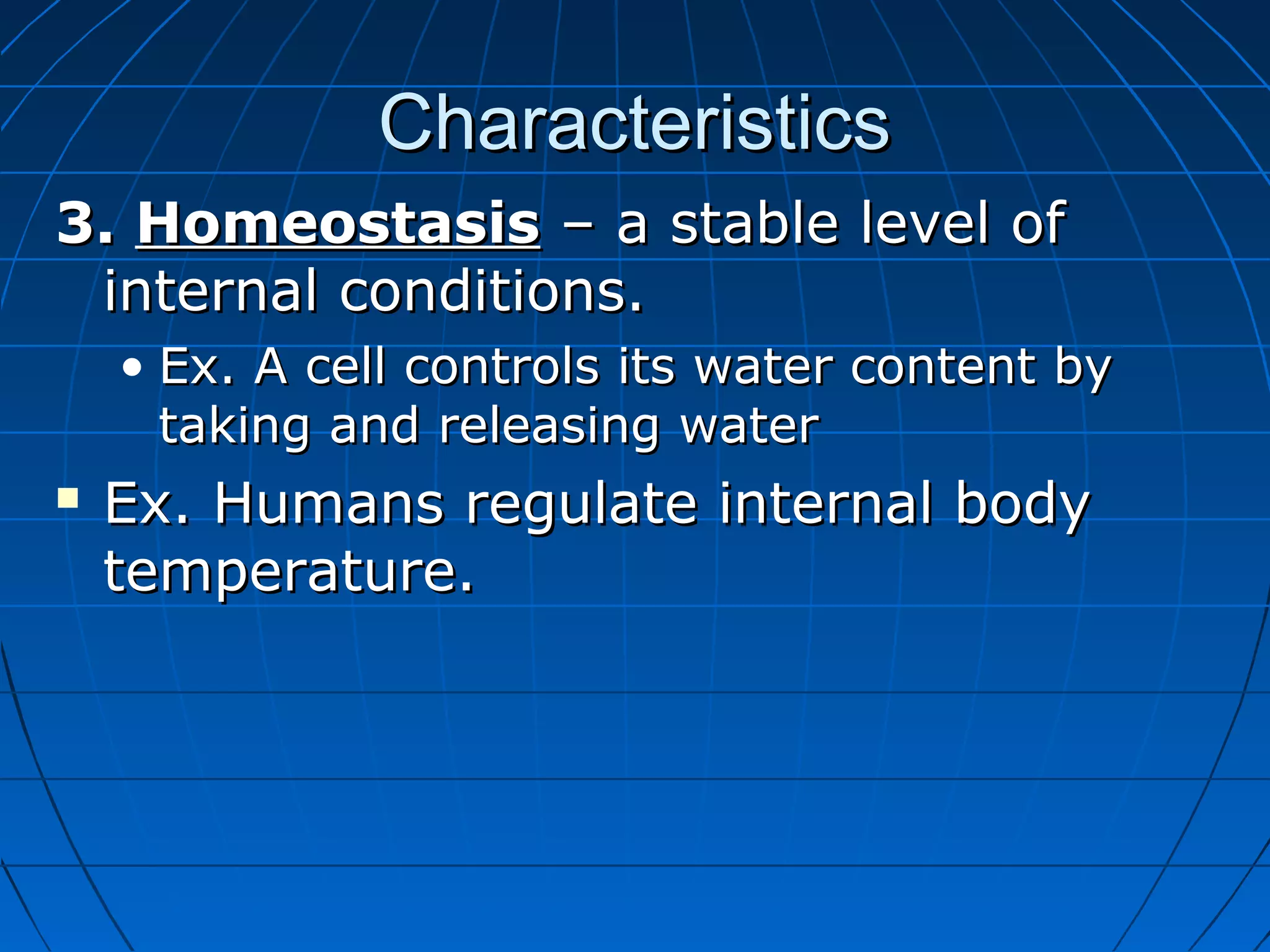 Characteristics of Living Organisms | PPT