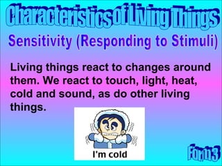Characteristics of living things | PPT
