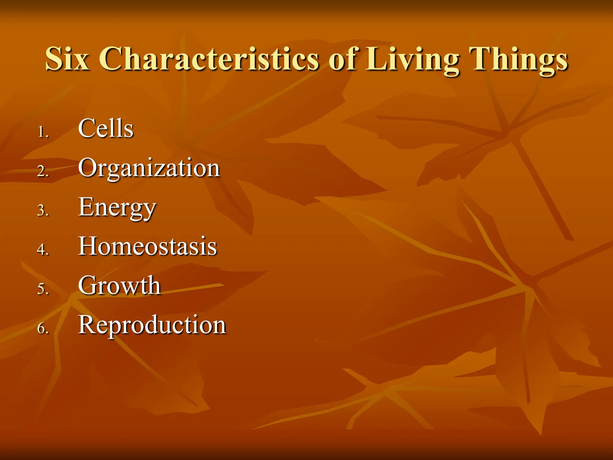 Characteristics_of_Living_Things presentation | PPT