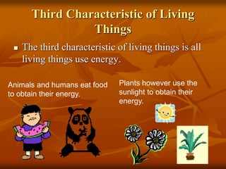 Characteristics_of_Living_Things presentation | PPT