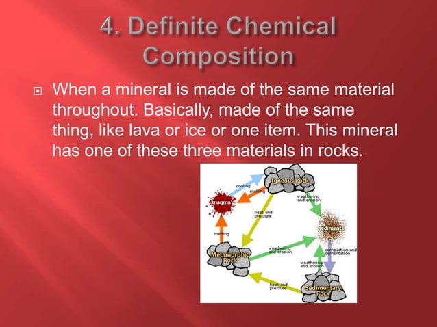 Characteristics of minerals | PPTX | Geology | Science