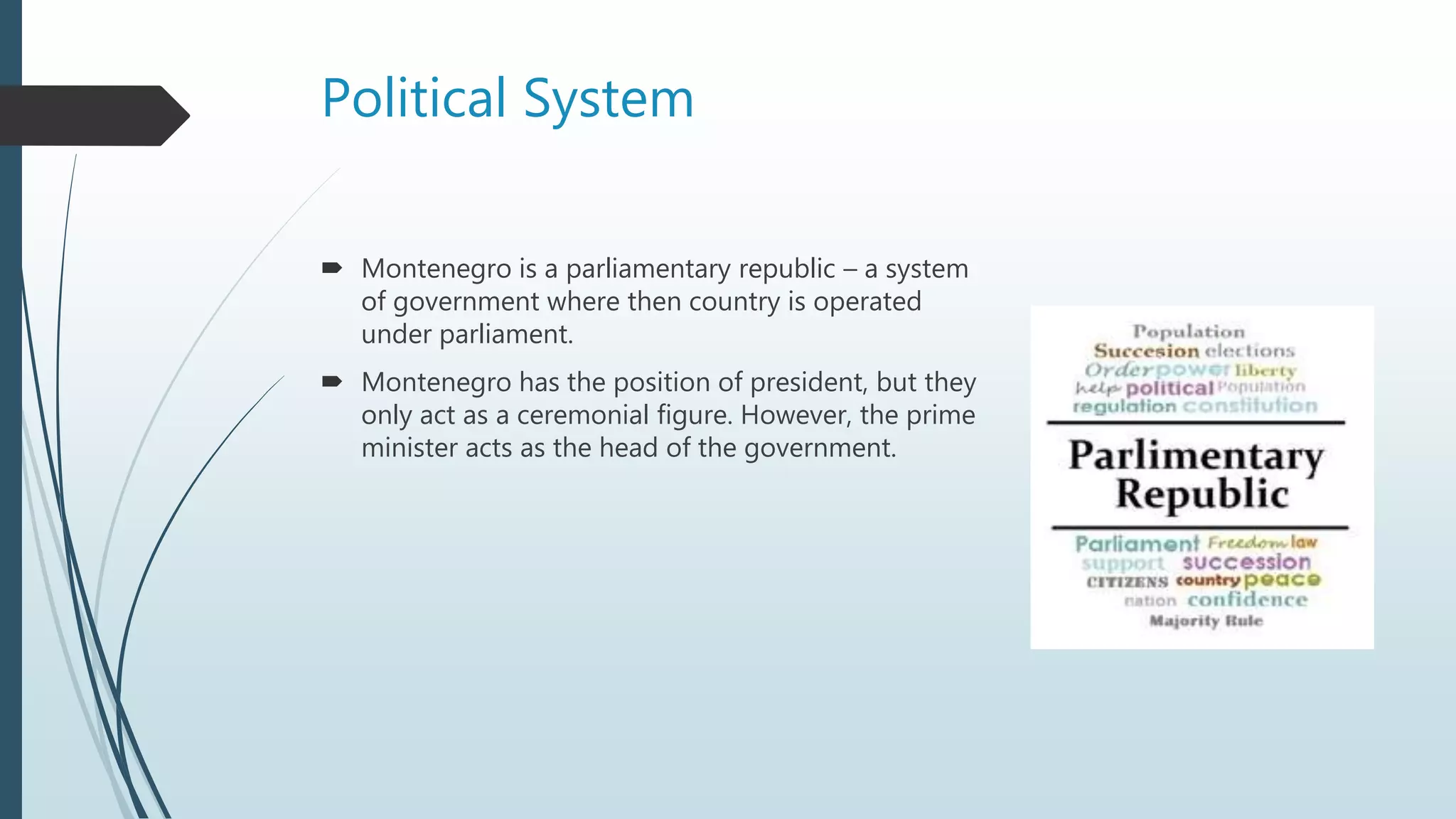 Characteristics of montenegro | PPTX