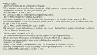 Characteristics of nano particles presentation | PPTX