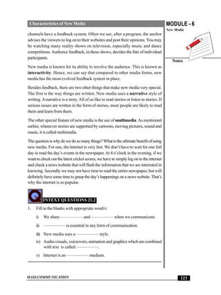Characteristics of new media | PDF