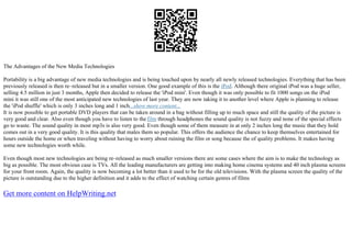 Characteristics Of New Media | PDF