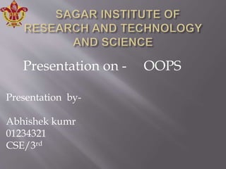 Characteristics of OOPS | PPTX