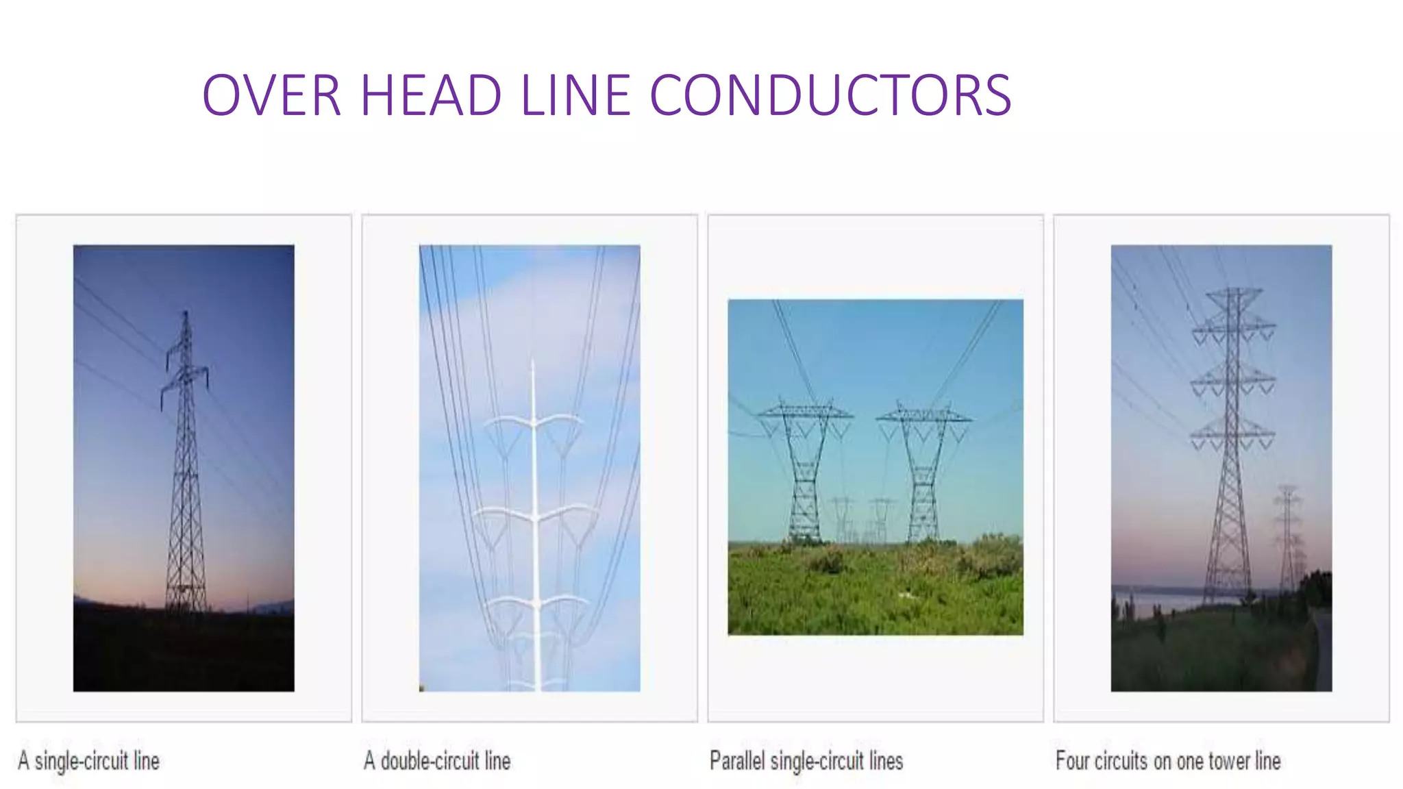 Characteristics of overhead conductors | PPTX