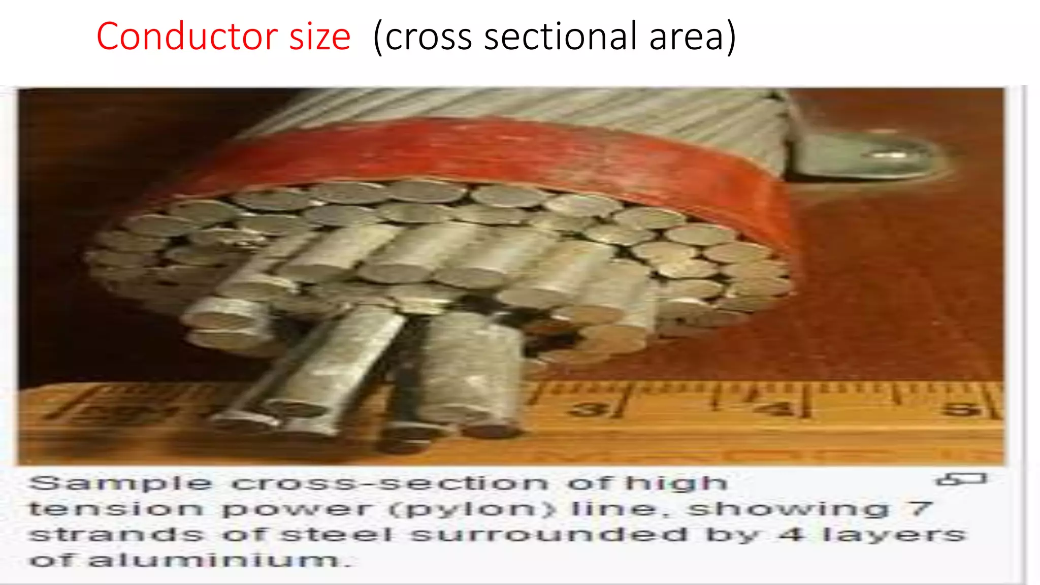 Characteristics of overhead conductors | PPTX