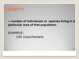 Population and Community | PPTX