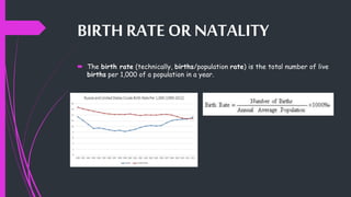 Characteristics of Population | PPTX