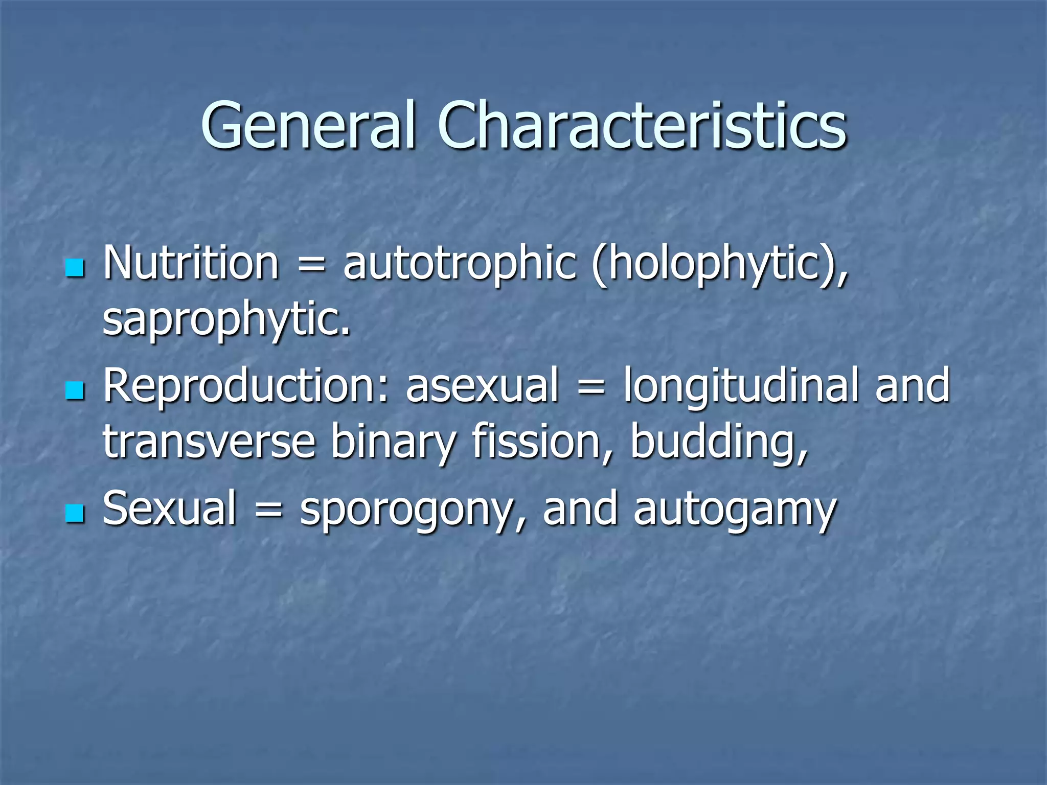 Characteristics of protozoa | PPT