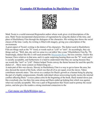 Characteristics Of Regionalism | PDF