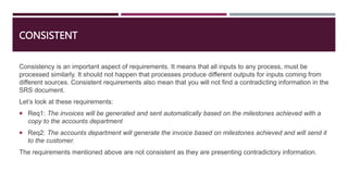 Characteristics of Requirements - Software Requirement Engineering.pptx