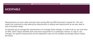 Characteristics of Requirements - Software Requirement Engineering.pptx