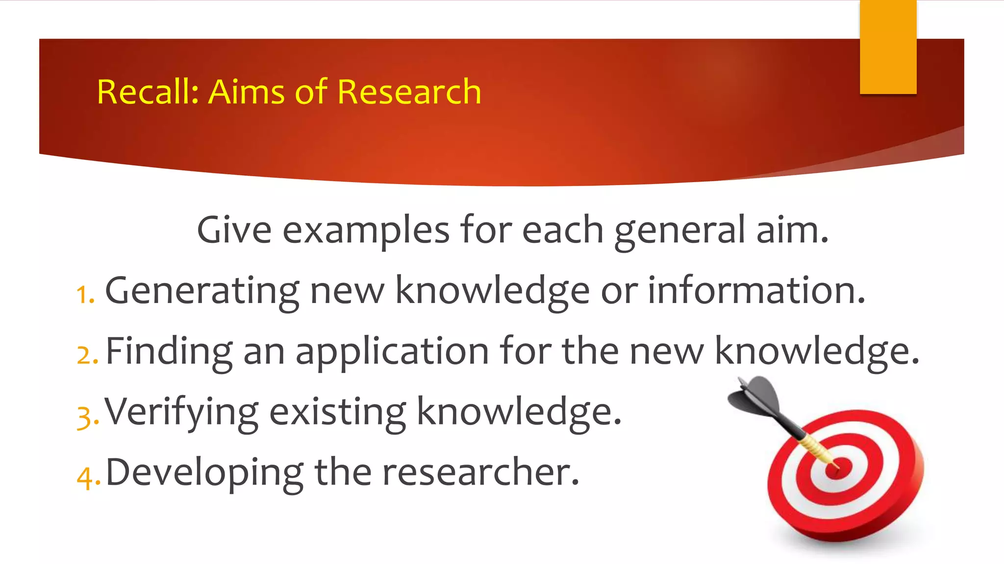 Characteristics of Research | PPTX