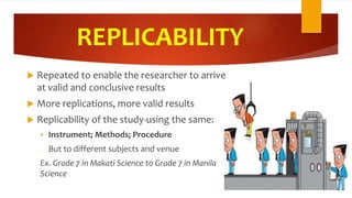 Characteristics of Research | PPTX