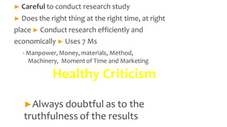 Characteristics of research | DOCX