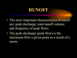 CHARACTERISTICS OF RUNOFF.ppt