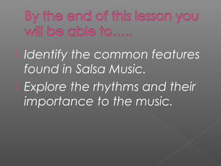 The Rhythm of Salsa | PPT