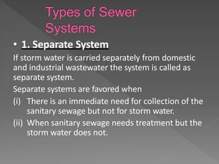 Characteristics of sewage& waste water collection | PPTX