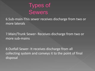 Characteristics of sewage& waste water collection | PPTX