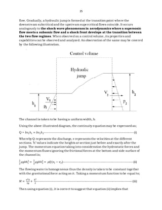 Characteristics of sharp weirs and the hydraulic jump | DOCX