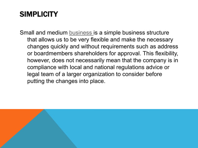 Characteristics of SMEs | PPT