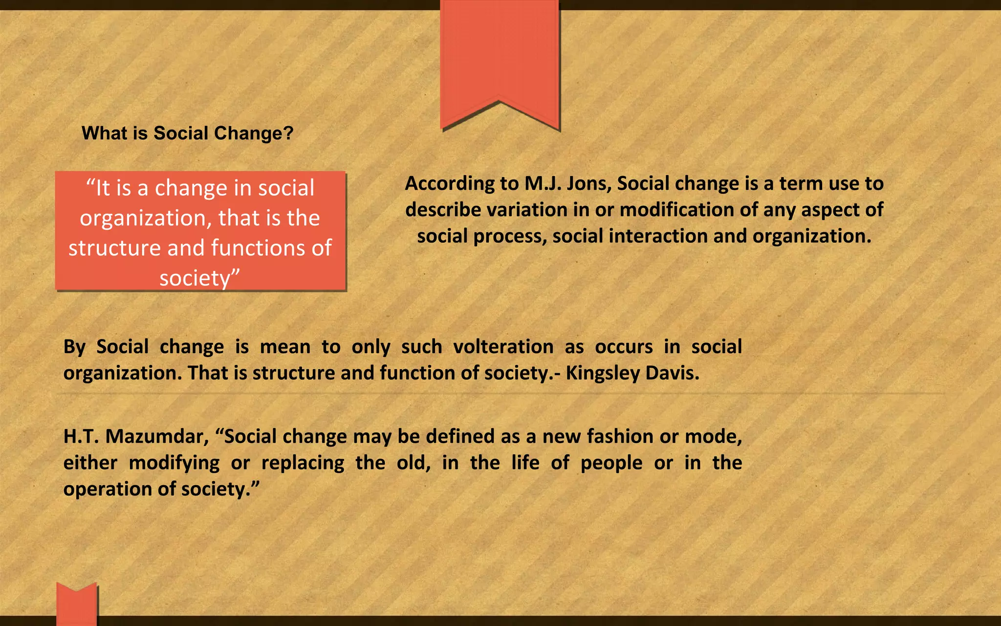 Characteristics of social change | PPT