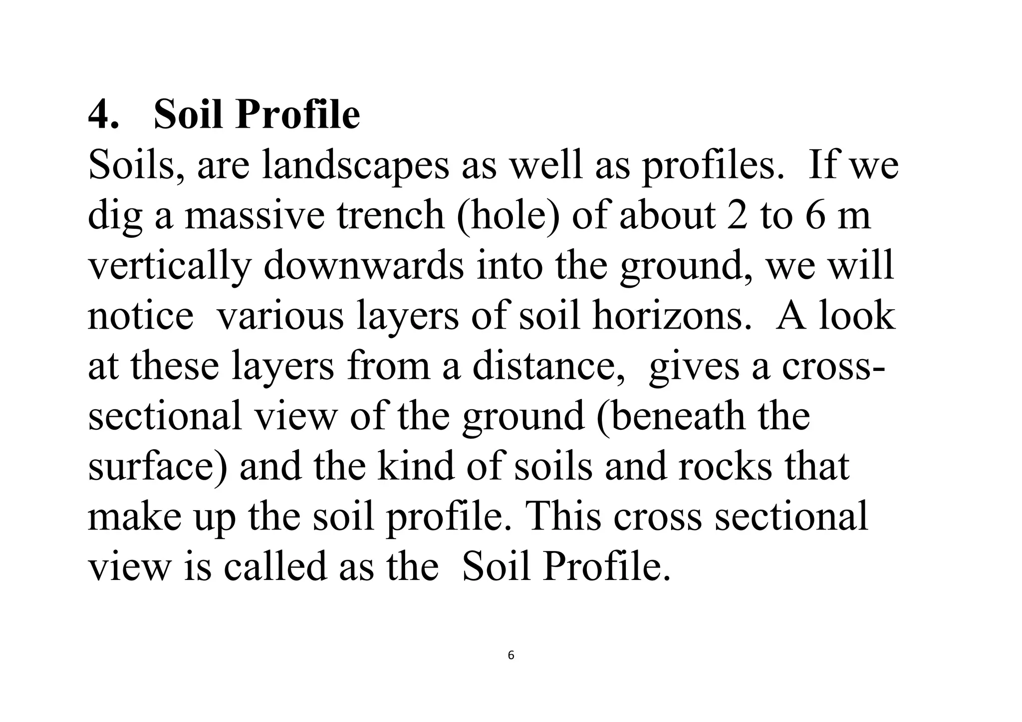 Characteristics of soil profile | PDF