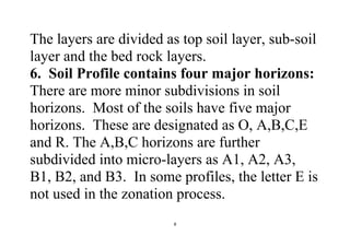 Characteristics of soil profile | PDF