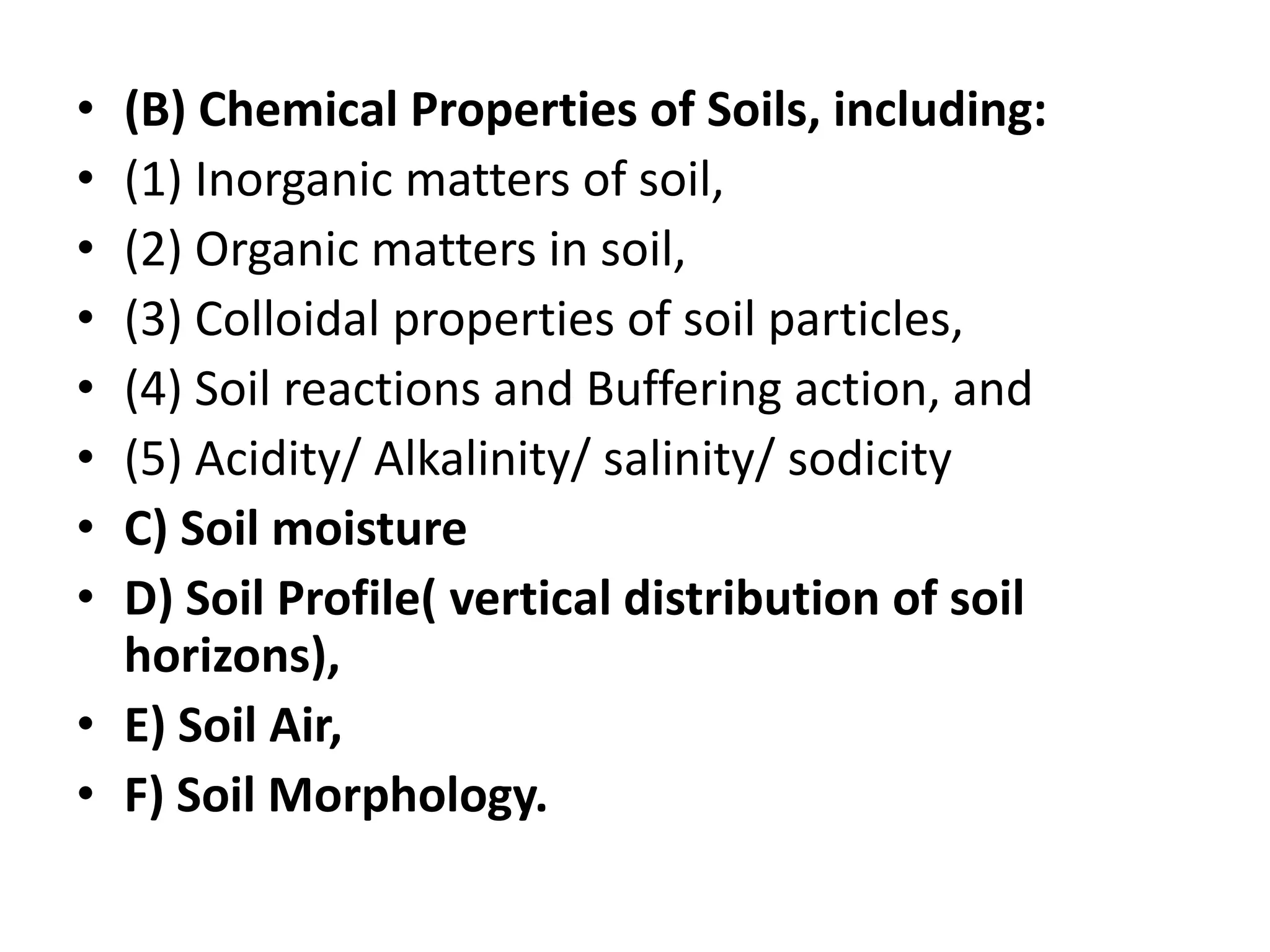 Characteristics of soils | PDF