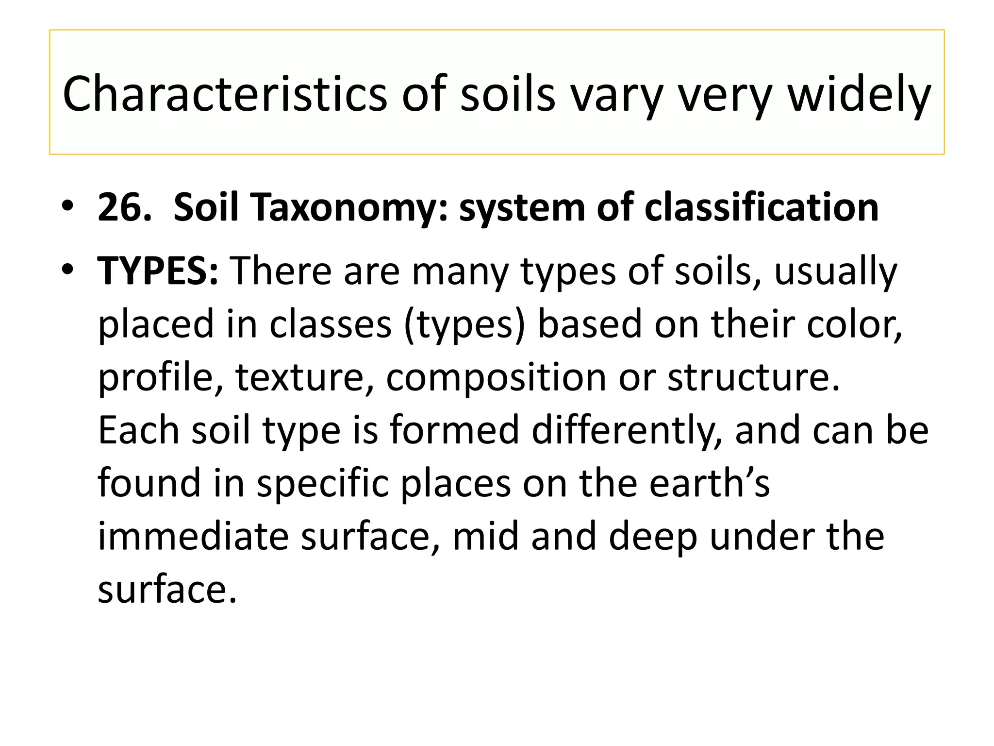 Characteristics of soils | PDF