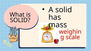 CHARACTERISTICS OF SOLIDS powerpoint presentation | PPTX