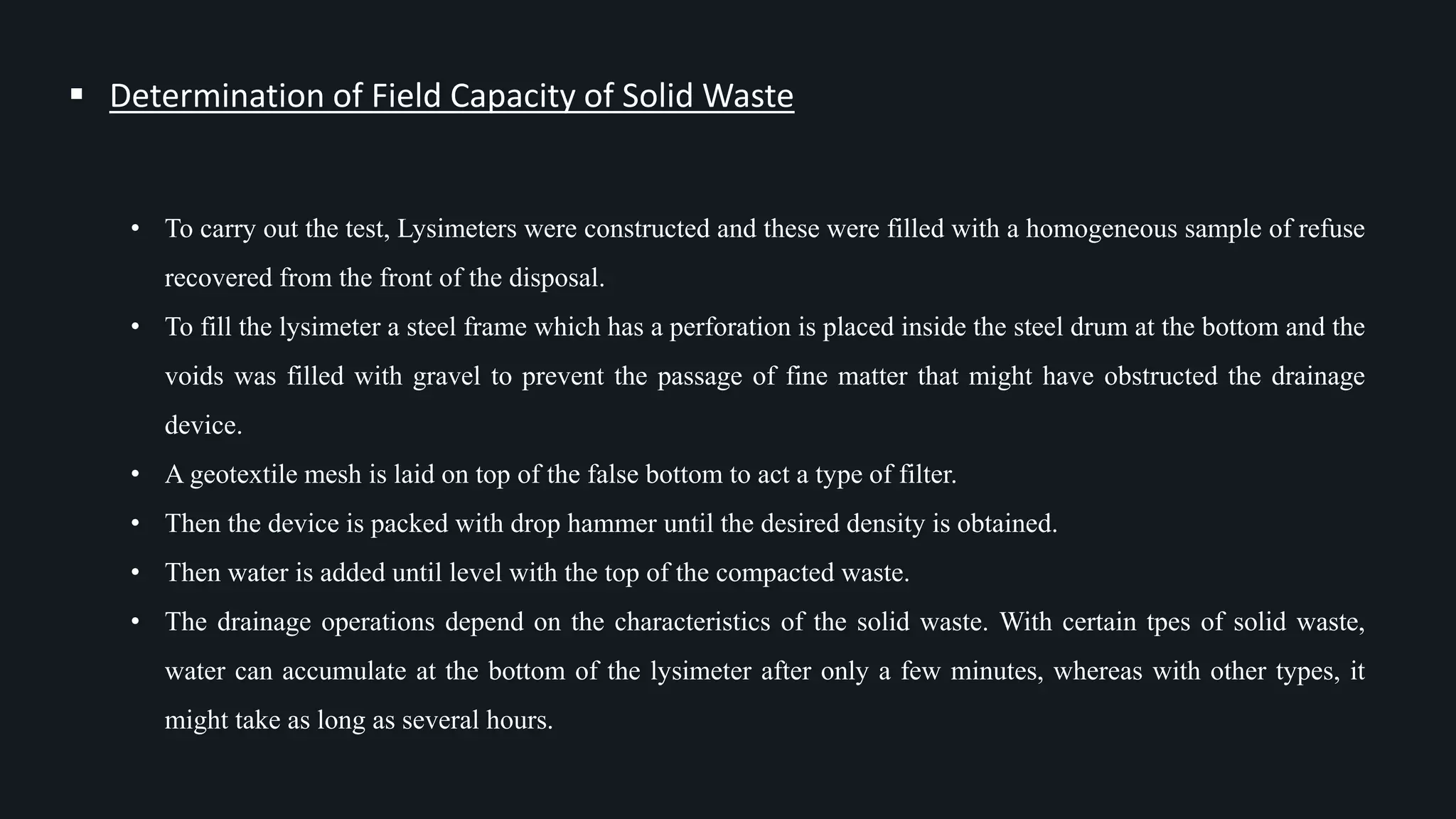 Characteristics of solid waste | PPTX