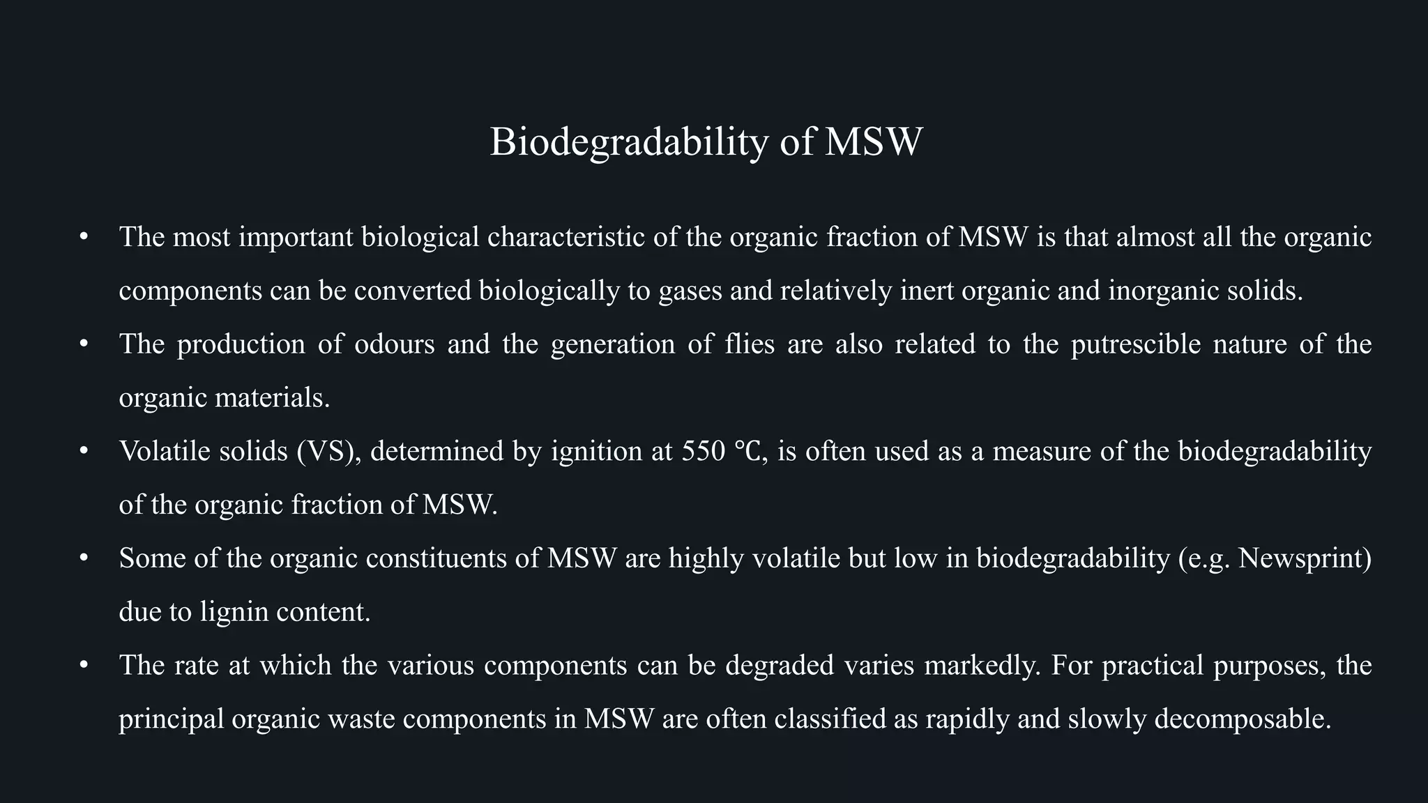 Characteristics of solid waste | PPTX