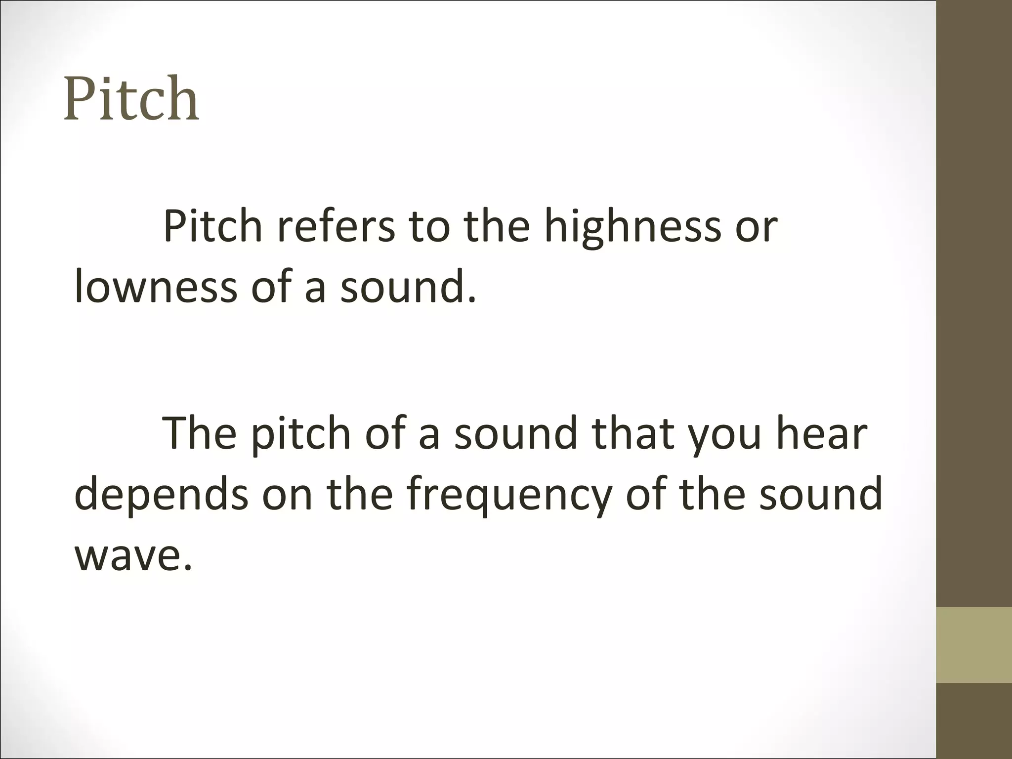 Characteristics of sound | PPT