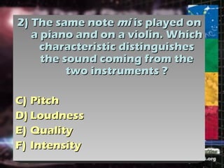 Characteristics of sound,teacherpres,ppt | PPT