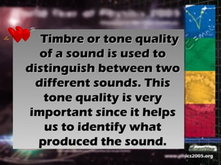 Characteristics of sound,teacherpres,ppt | PPT