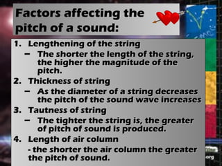 Characteristics of sound,teacherpres,ppt | PPT