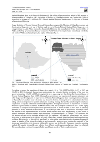 Characteristics of squatter houses in burayu town adjoining | PDF