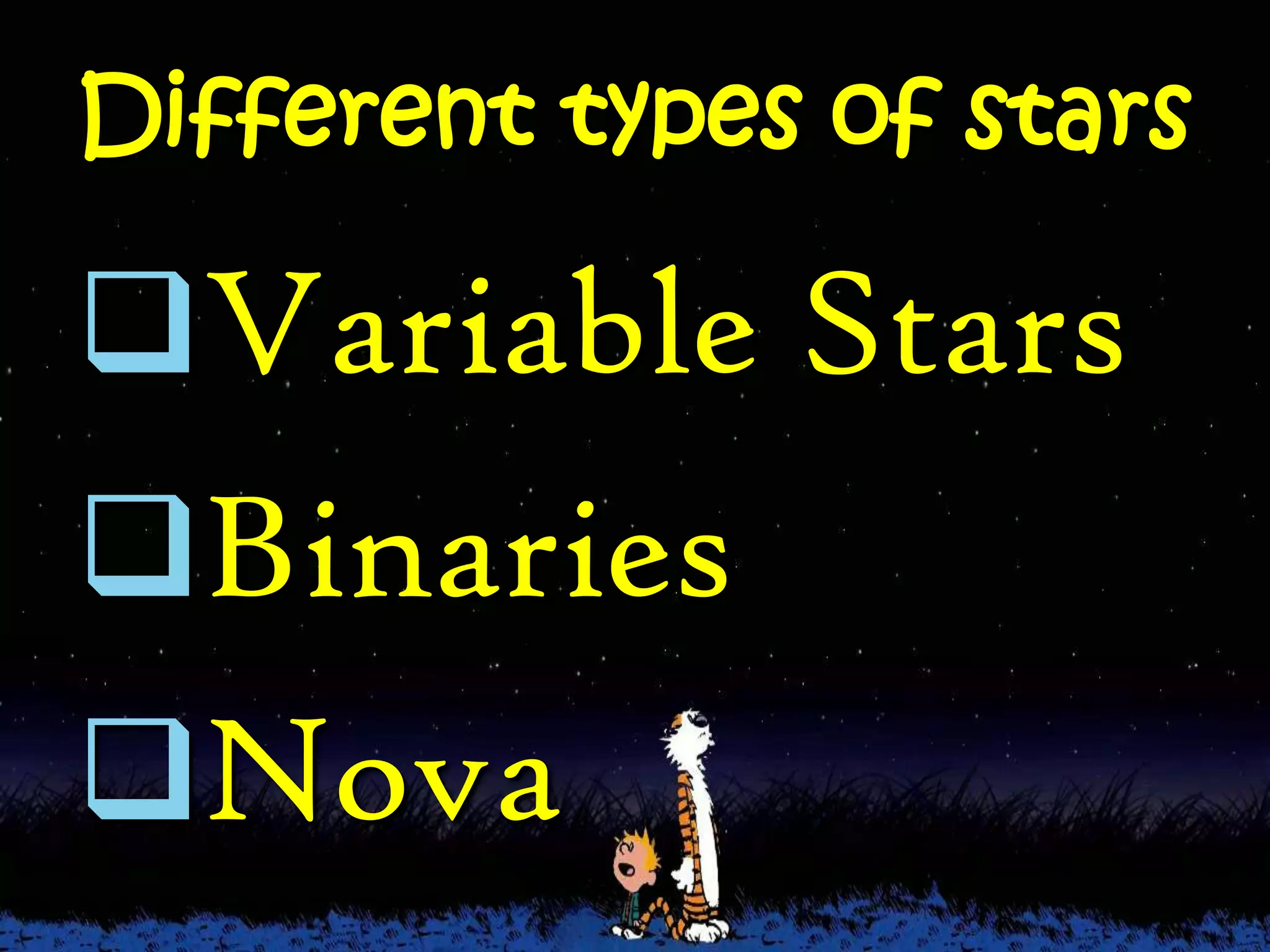 Characteristics of Stars | PPTX