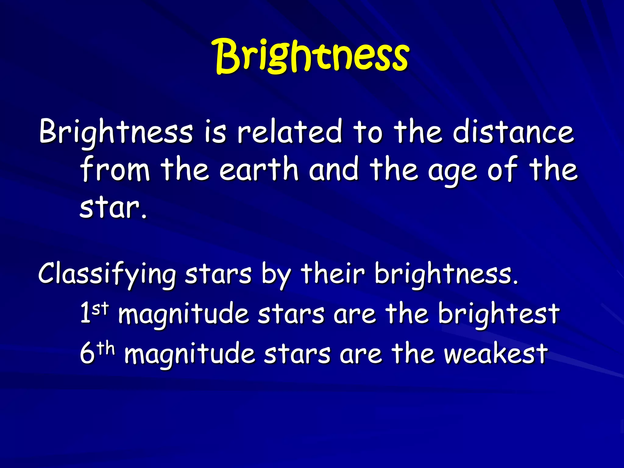 Characteristics of Stars | PPTX | Space and Astronomy | Science