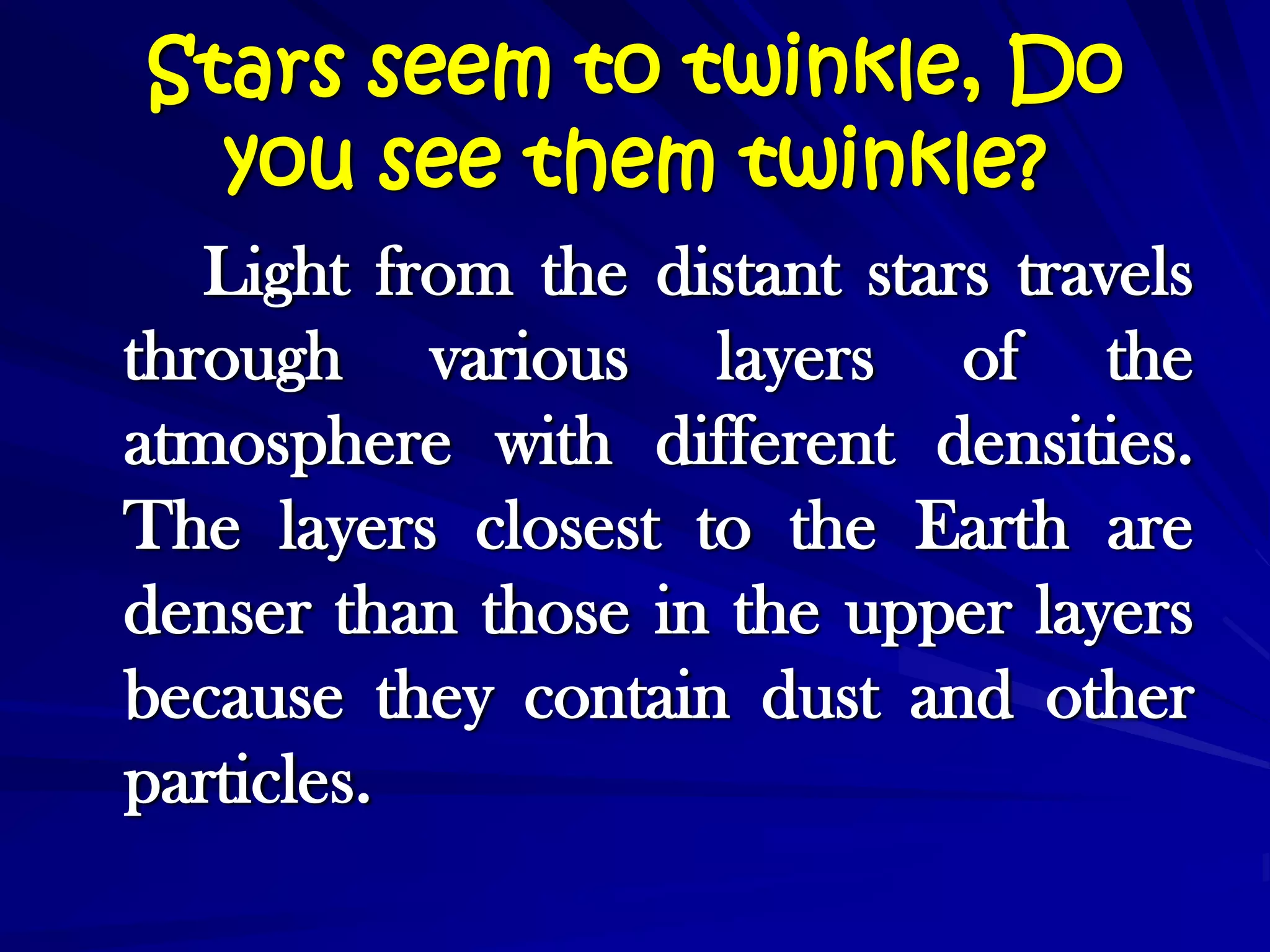 Characteristics of Stars | PPTX | Space and Astronomy | Science
