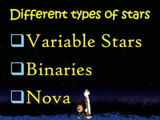 Characteristics of Stars | PPTX