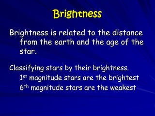 Characteristics of Stars | PPTX