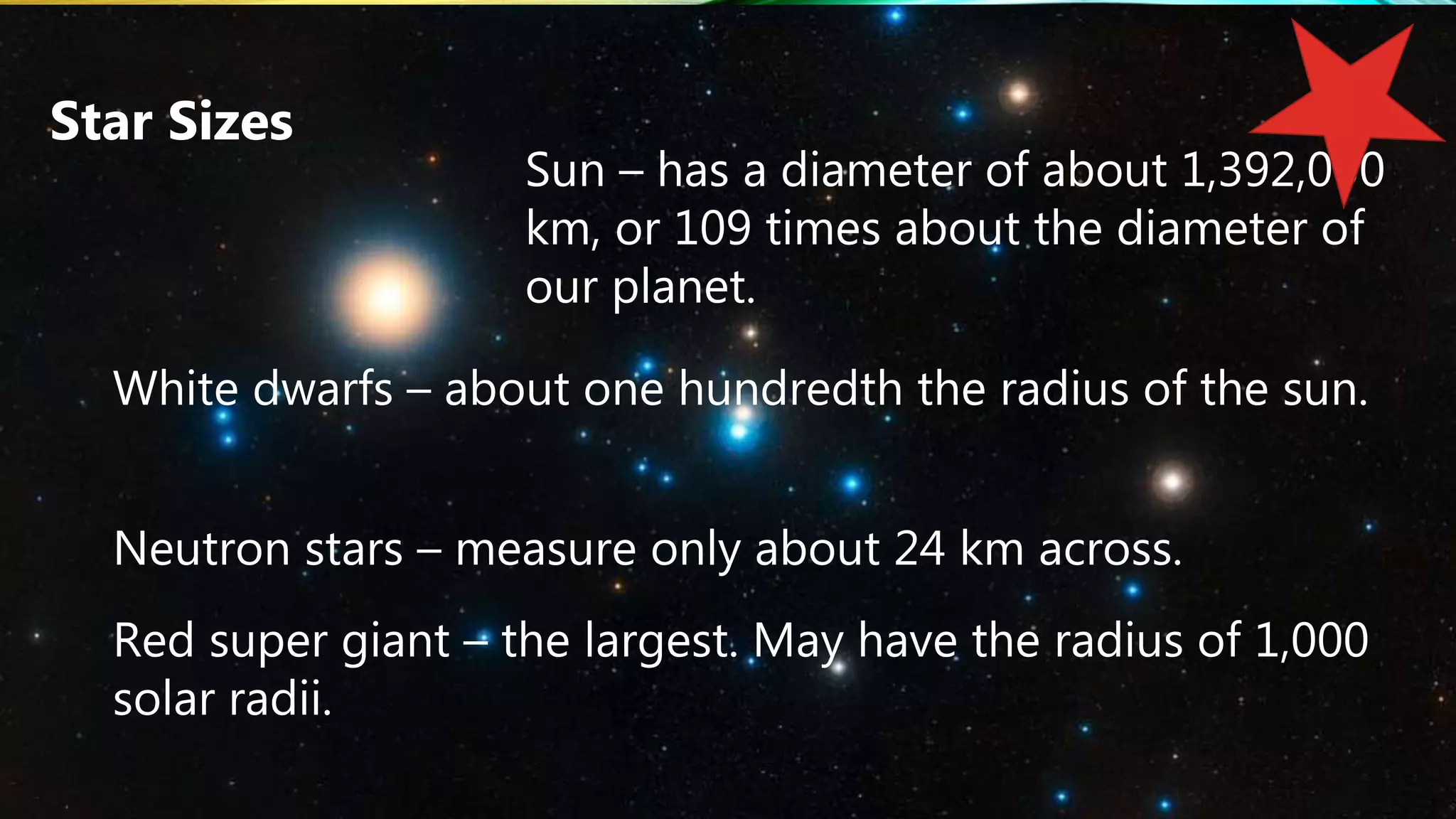 Characteristics of stars | PPTX | Space and Astronomy | Science